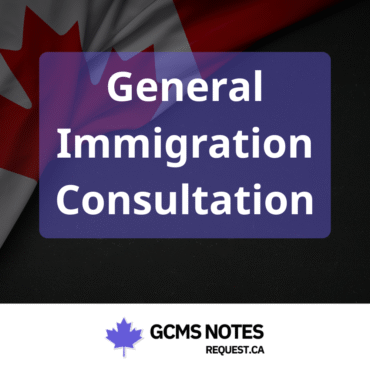 Canadian Visa Counterfoil Codes Explained | GCMS Notes Request