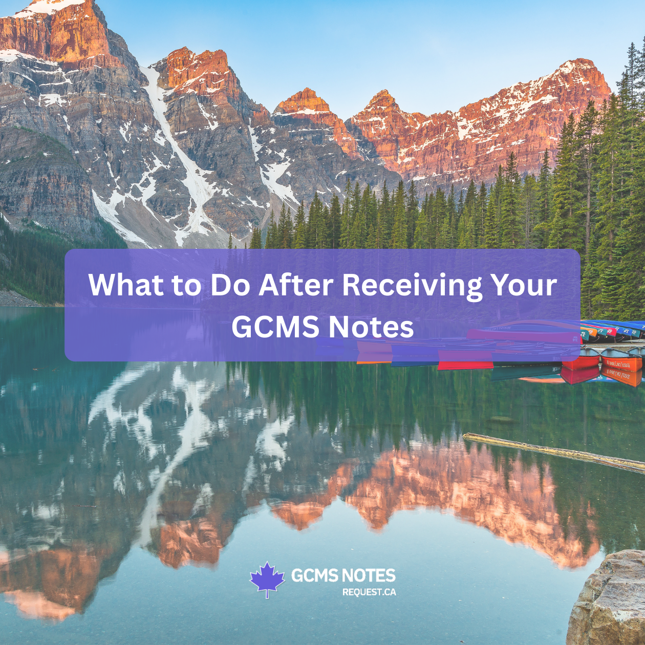 What to Do After Receiving Your GCMS Notes | GCMS Notes Request